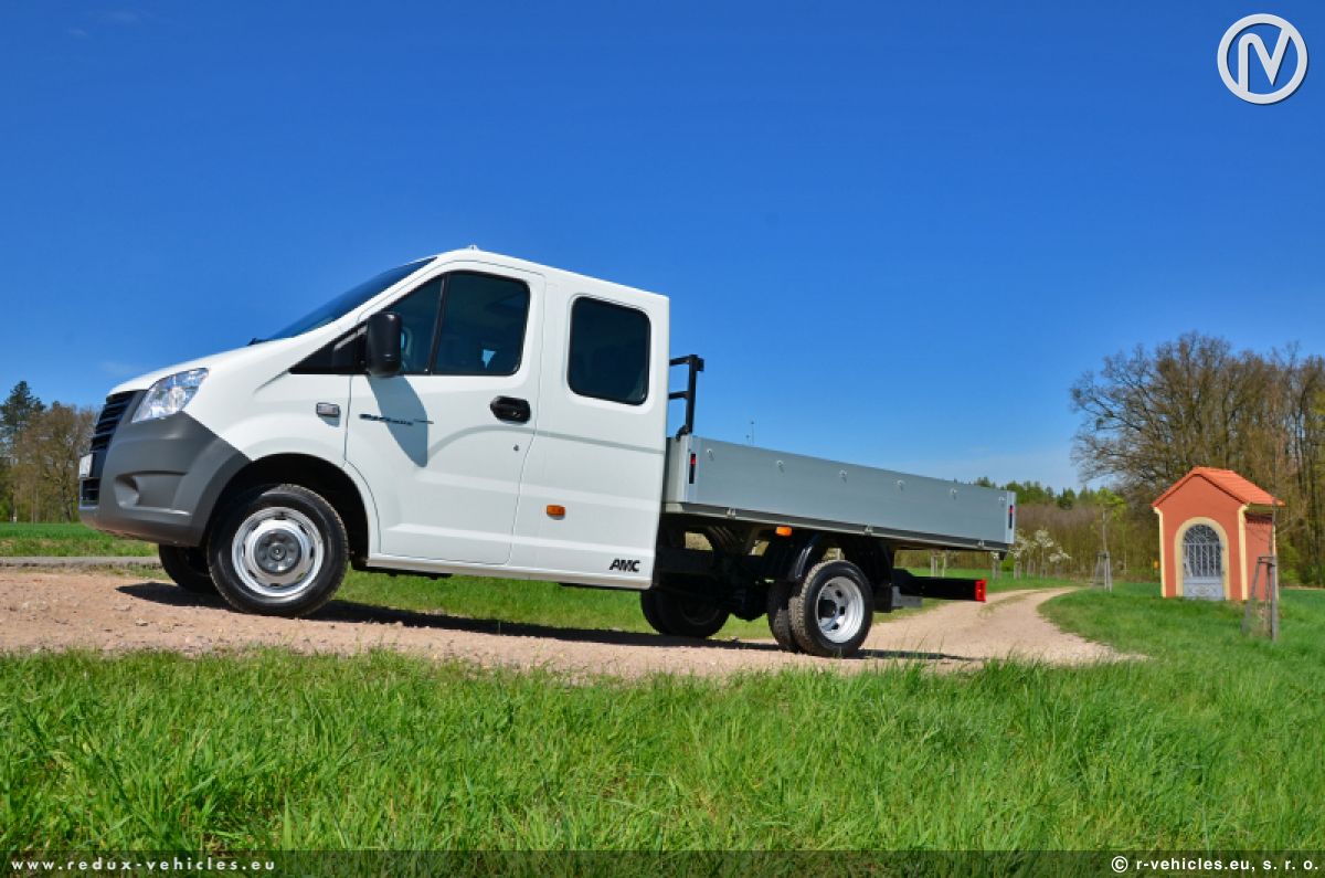GAZelle NEXT Doublecab Long flatbed | GAZ | Brands | Gallery | Redux ...